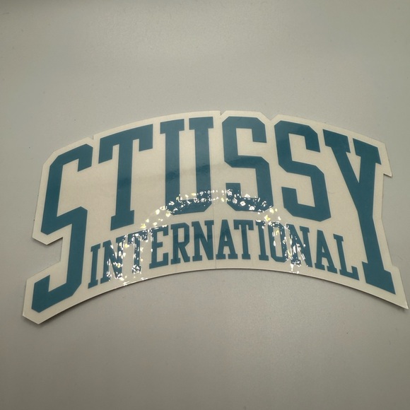 Stussy | Other | Authentic Stussy International Sticker Light Blue ...